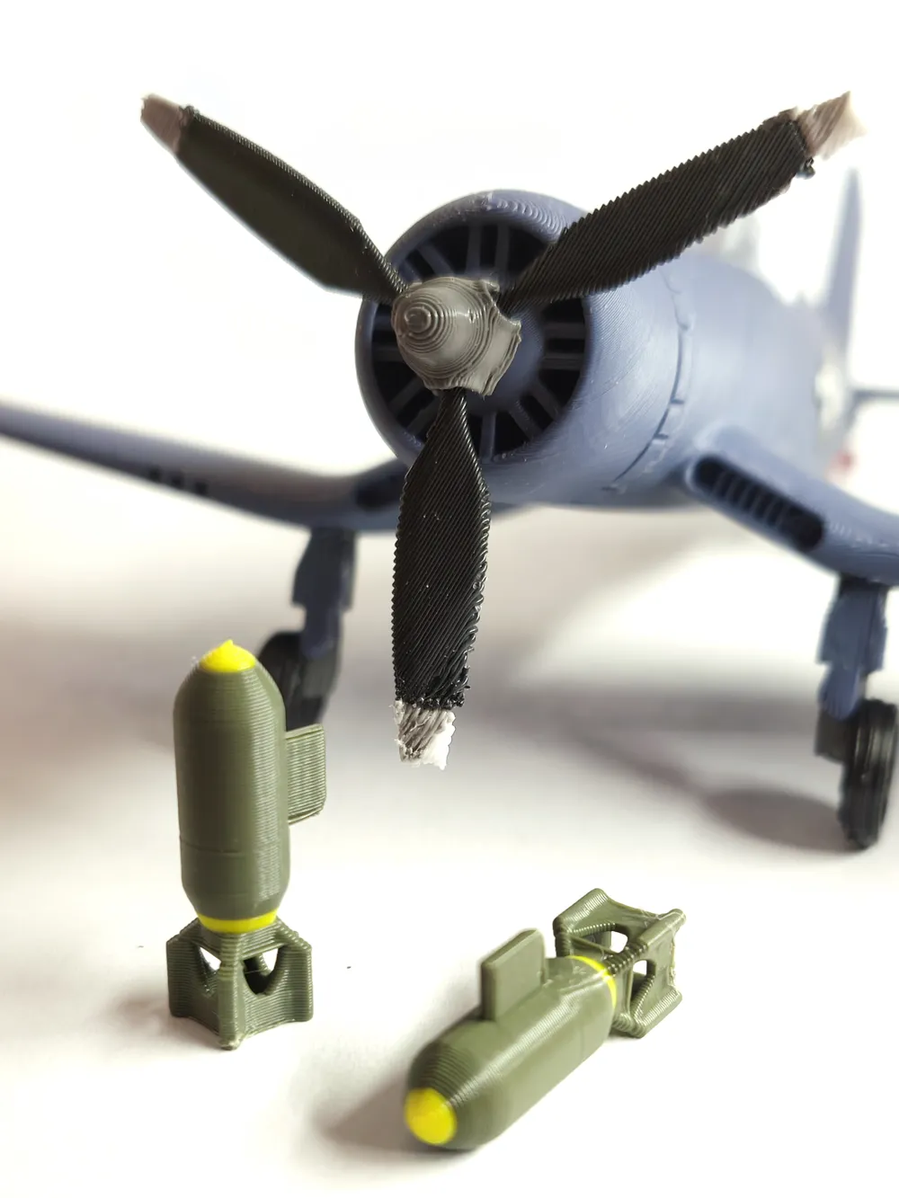 Vought F4U Corsair - Ground/Attack Version - 1:72 - Free 3D Print Model ...