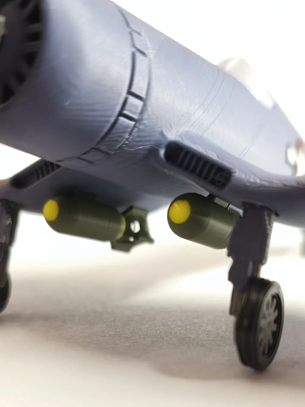 Vought F4U Corsair - Ground/Attack Version - 1:72 - Free 3D Print Model ...