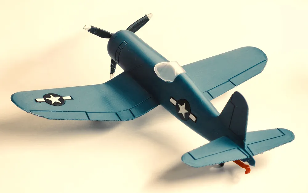 Vought F4U Corsair - Ground/Attack Version - 1:72 - Free 3D Print Model ...