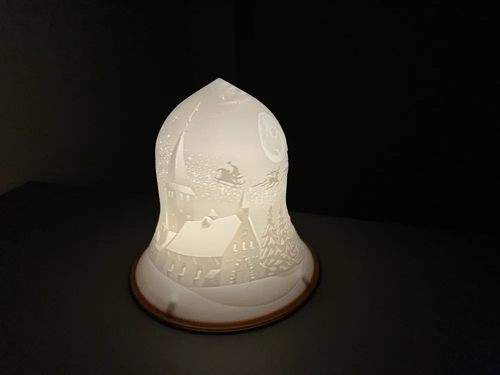 Christmas bell tealight candle by steveMaker - MakerWorld