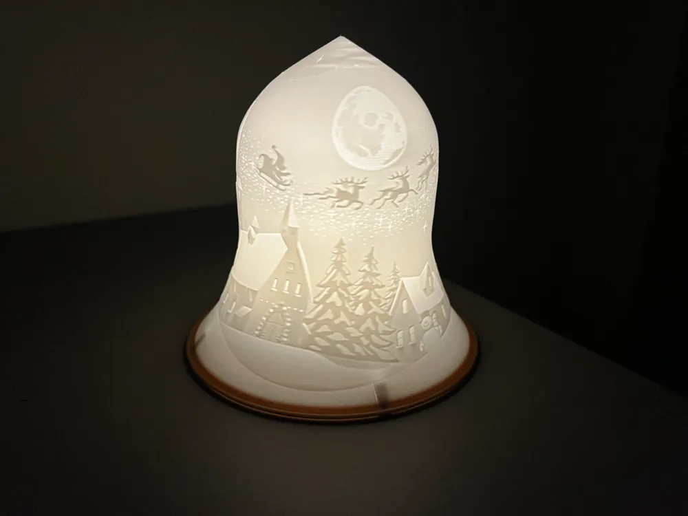 Christmas bell tealight candle by steveMaker - MakerWorld