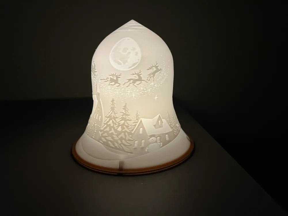 Christmas bell tealight candle by steveMaker - MakerWorld