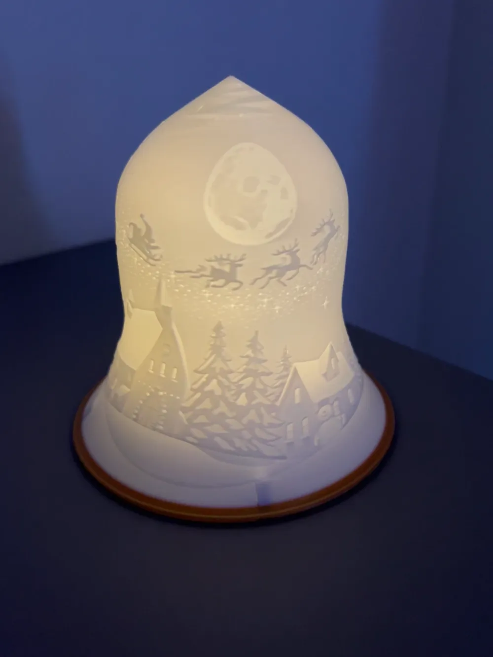 Christmas bell tealight candle by steveMaker - MakerWorld