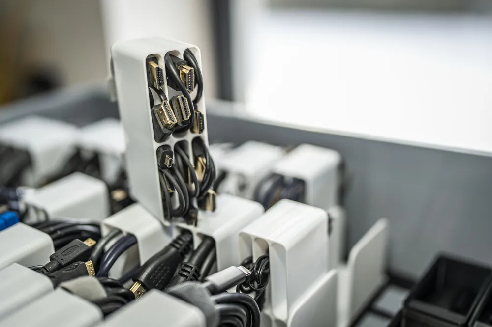 Vertical Gridfinity Cable Holders - Free 3D Print Model - MakerWorld