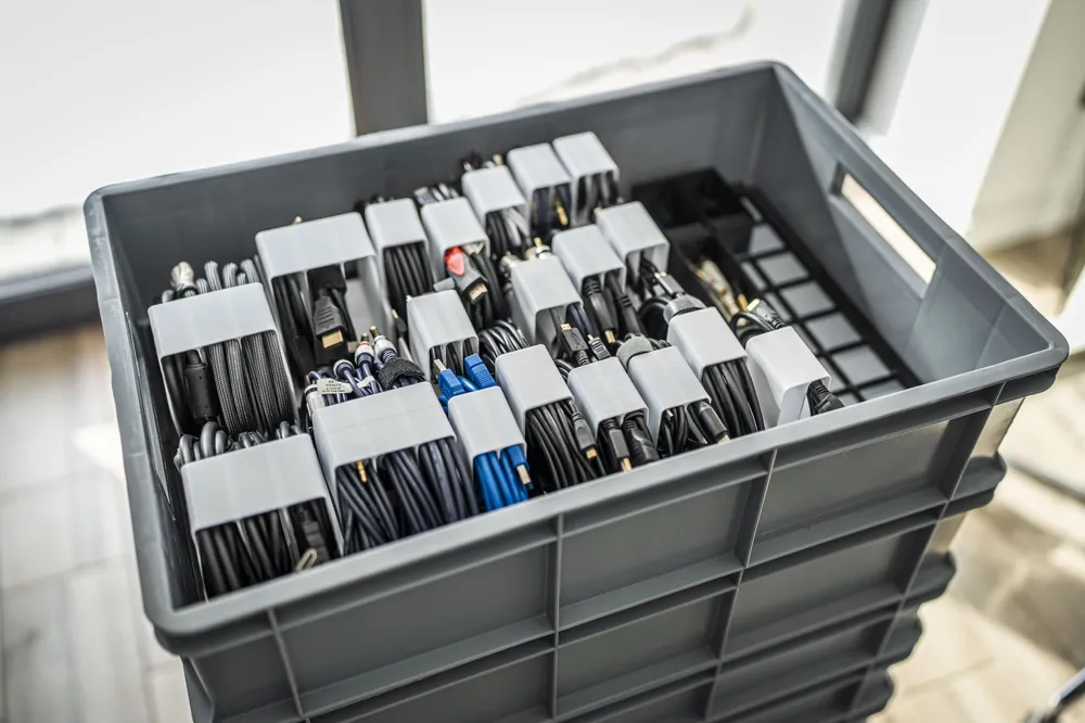 Vertical Gridfinity Cable Holders - Free 3D Print Model - MakerWorld