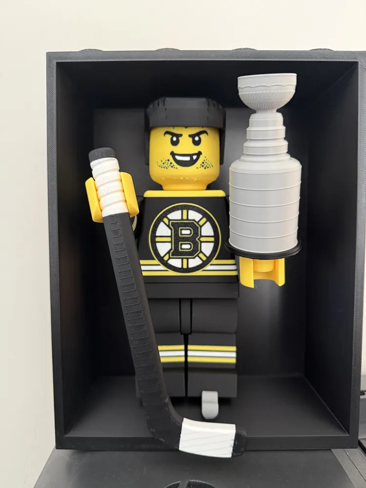 Big Brick Shelf - Brick man Display - Free 3D Print Model - MakerWorld