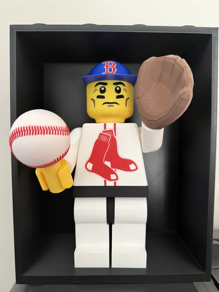 Big Brick Shelf - Brick man Display - Free 3D Print Model - MakerWorld