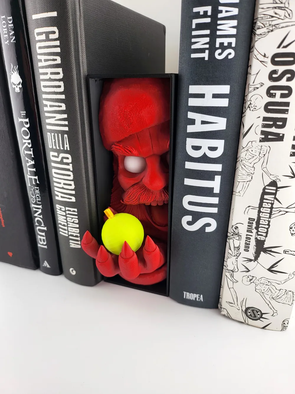 Evil Santa Book Nook NO AMS - Christmas Guardian - Free 3D Print Model ...