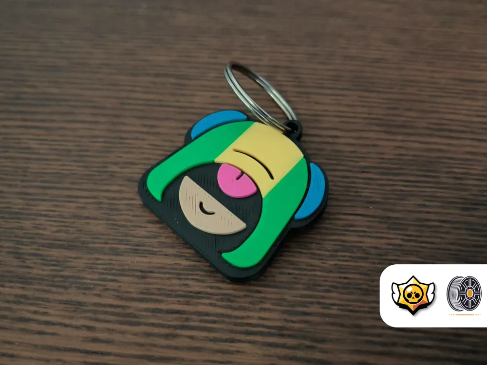 Leon | Brawl Stars Keychain Series by Mike.stl - MakerWorld