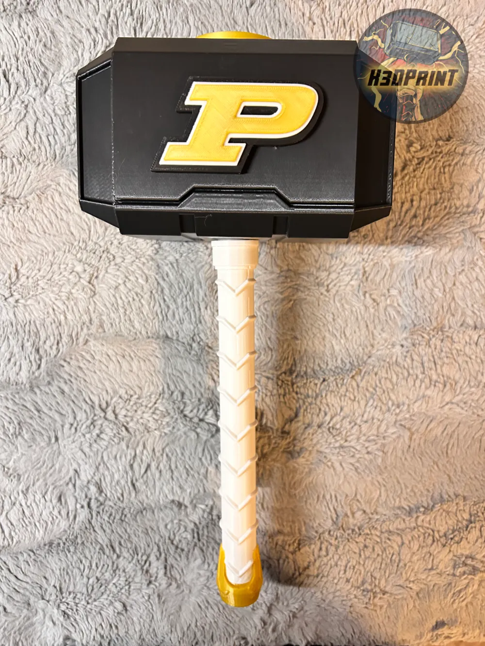 Purdue Boilermakers - Thors Hammer Remixed by K3DPrint - MakerWorld