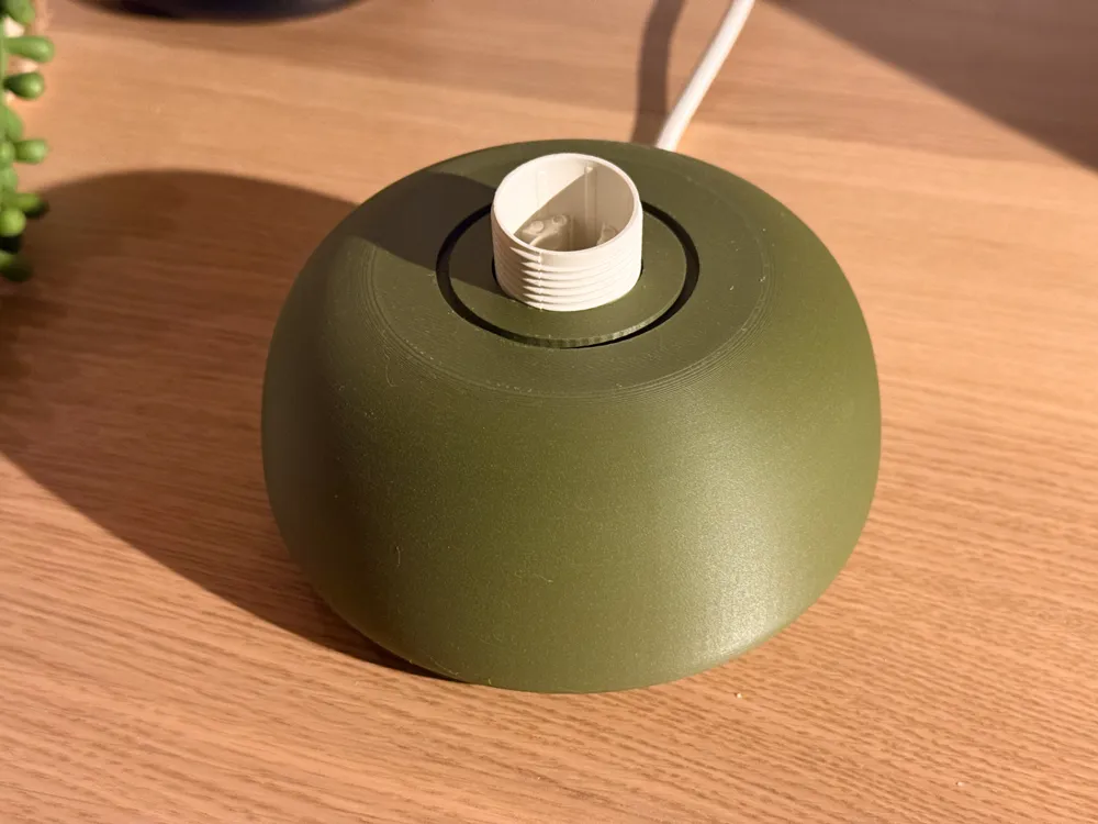 Table Lamp Base for E14 Cord Sets | Bean Design by - MakerWorld
