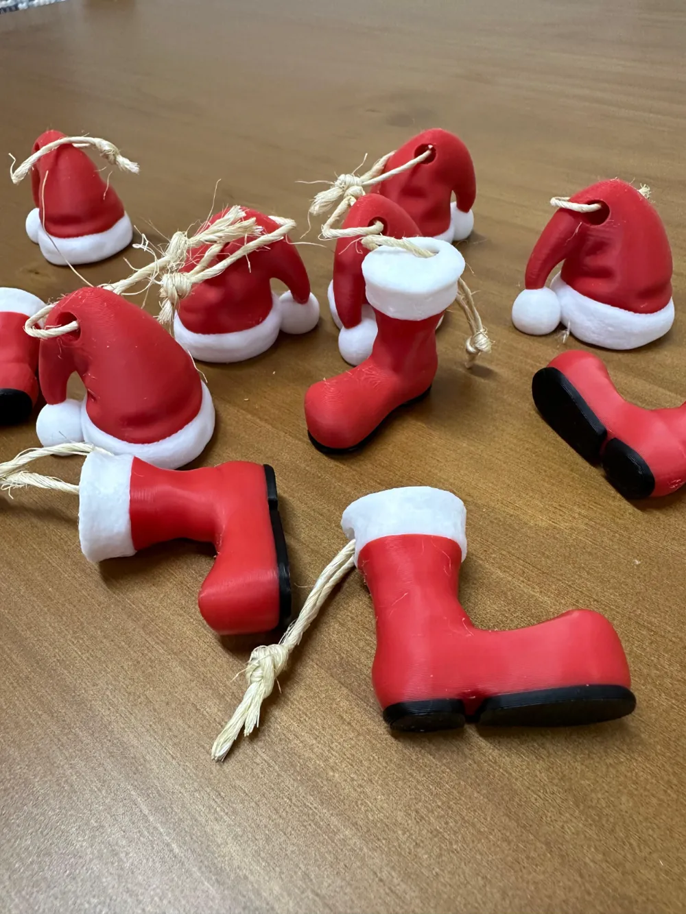 NO AMS - Santa Claus Boot Tree Ornament Souvenir by UniDuni3d - MakerWorld