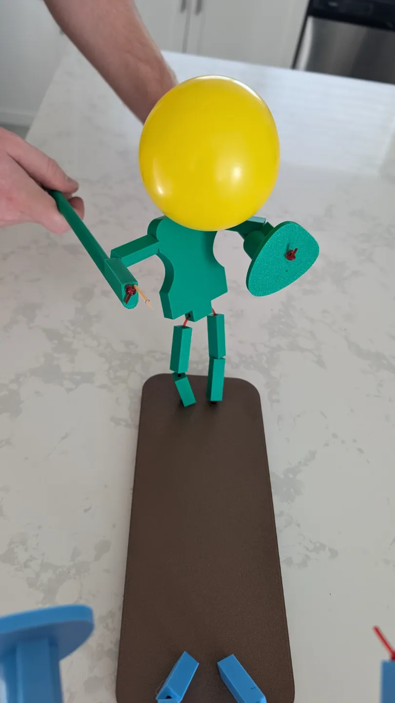 Balloon Duel Game - Free 3D Print Model - MakerWorld