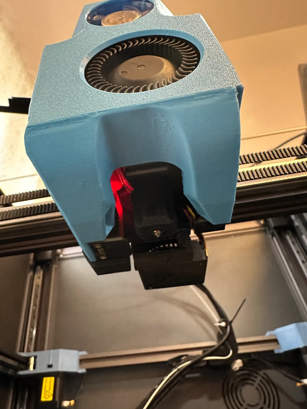 SV08 Tool Head Cover Eddy Compatible with MCU Fan - Free 3D Print Model ...