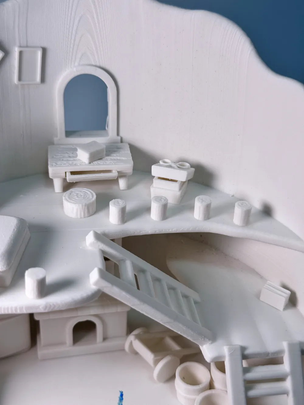 Miniature Tree House, Tiny House, Mini World, Small Villa, Gift ...