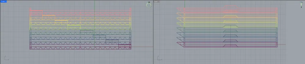 Stacking Pencil Trays With Tabs - Free 3D Print Model - MakerWorld