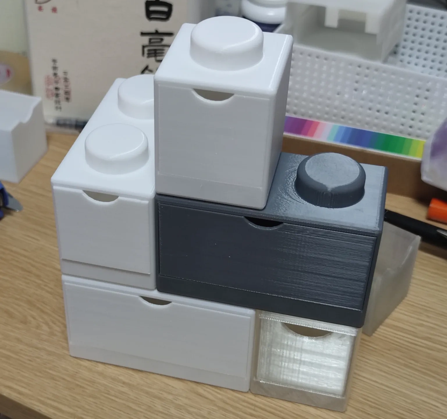 Stackable Box, pre-set with 14 sizes by ning3D MakerWorld: Download ...