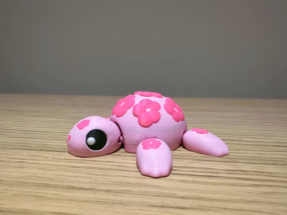 Flower Flexi Turtle by Murf Lab 3D MakerWorld: Download Free 3D Models