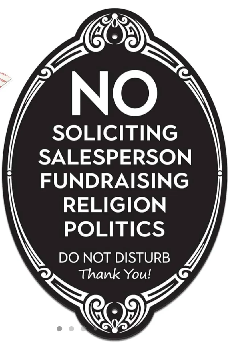 No Soliciting Sign by StarPlayer - MakerWorld