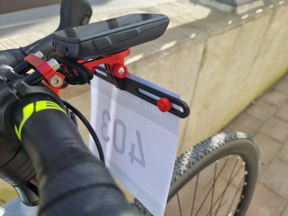 Race Number Holder Gravel Road Bike Race Number - Free 3D Print Model ...
