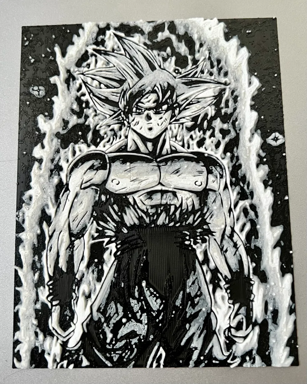 Goku UI (Hueforge) by JungleWater - MakerWorld