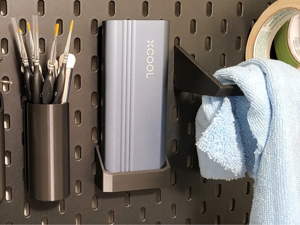 Skadis Electric Screwdriver Holder (XCool) - Free 3D Print Model ...