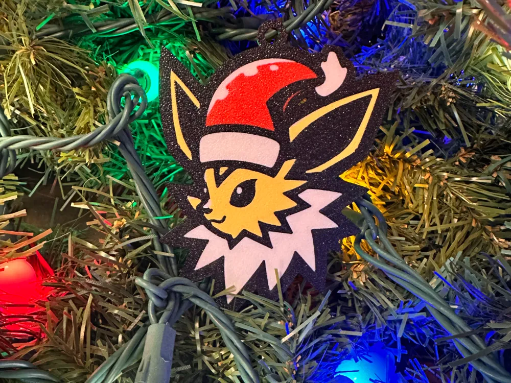 Jolteon Christmas Ornament - Free 3D Print Model - MakerWorld