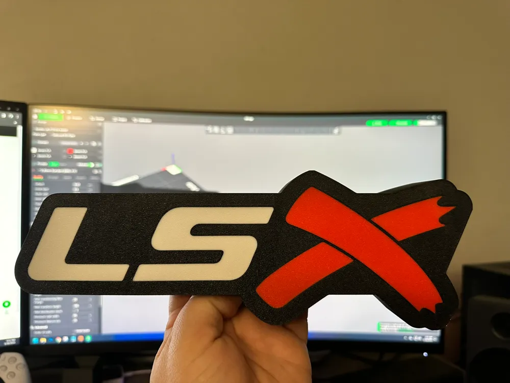 LSX Logo Lightbox by eulisesalarcon - MakerWorld