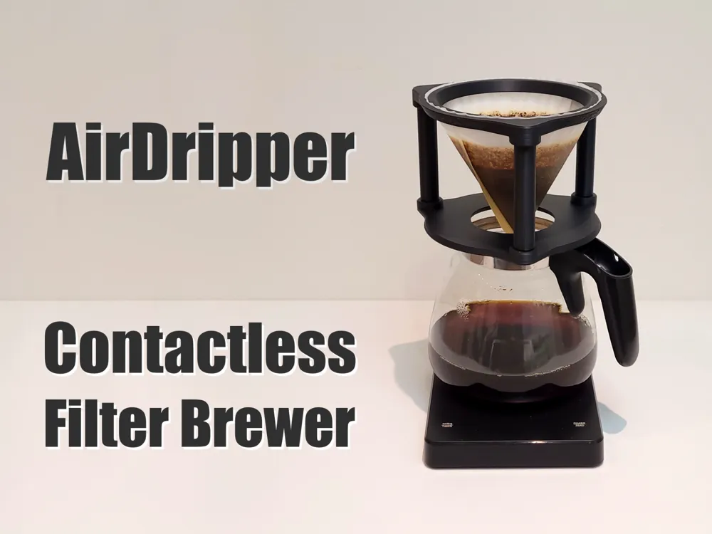 AirDripper - Contactless Filter Brewer by MartinLfr - MakerWorld
