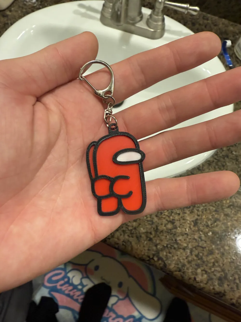 Thicc Among Us Keychain by MrEeban - MakerWorld