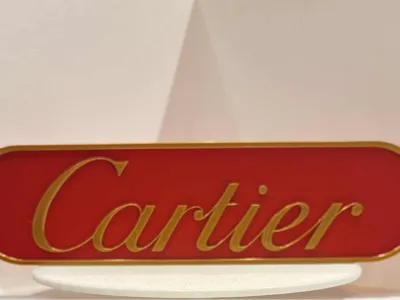 Logo Cartier - Free 3D Print Model - MakerWorld