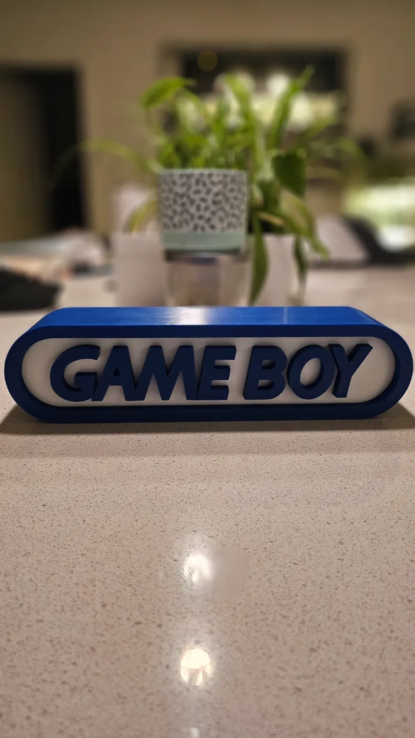 Game Boy Led lightbox by Tommy Gun MakerWorld: Download Free 3D Models