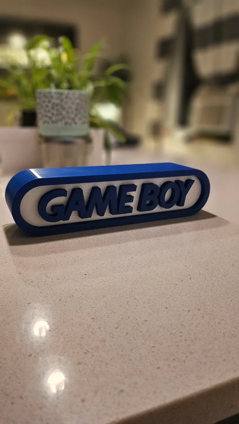 Game Boy Led lightbox by Tommy Gun MakerWorld: Download Free 3D Models