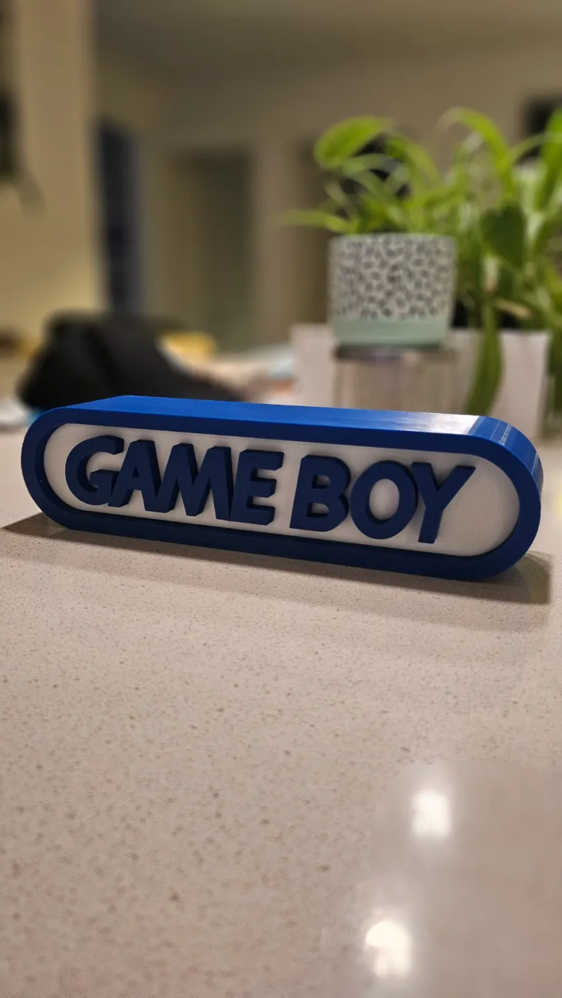 Game Boy Led lightbox by Tommy Gun MakerWorld: Download Free 3D Models