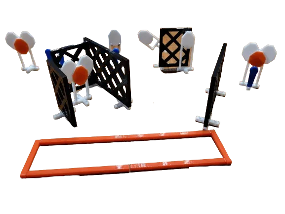 IPSC range maker, targets, walls, stands, lines by Dudi - MakerWorld