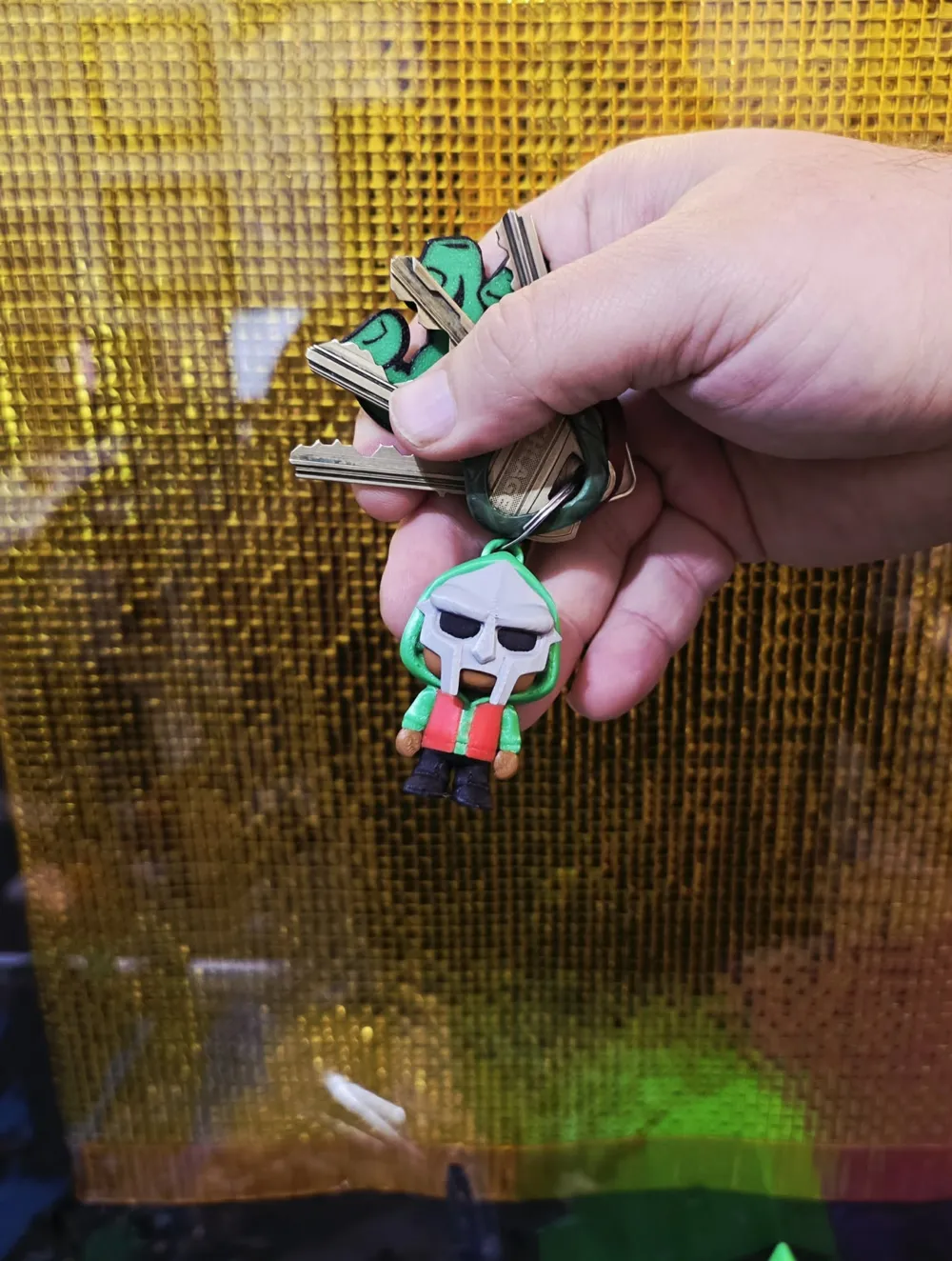 MF DOOM POCKET PET- FIGURE & KEYCHAIN - Free 3D Print Model - MakerWorld