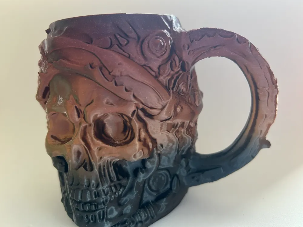 Porte-gobelet Crâne - Modèle d'Impression 3D Gratuit - MakerWorld