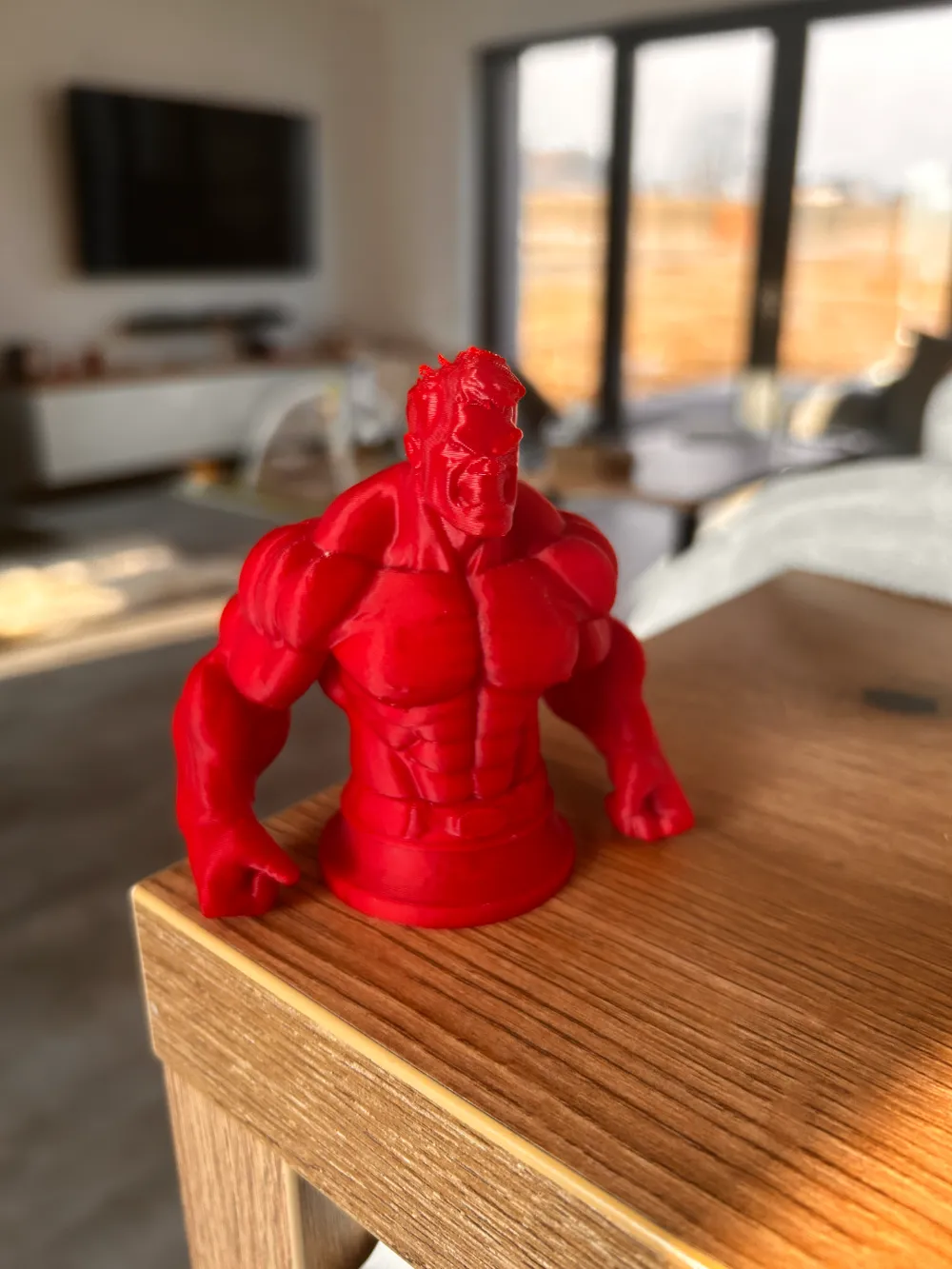 Red Hulk Bust by Doxico - MakerWorld