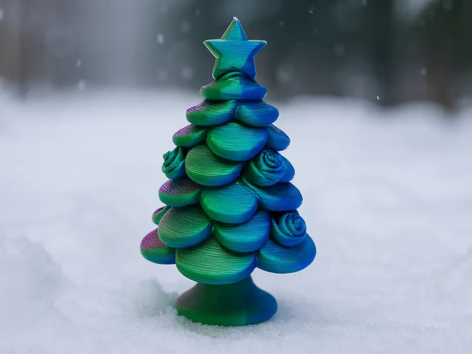 Aurora Star Tree - Free 3D Print Model - MakerWorld