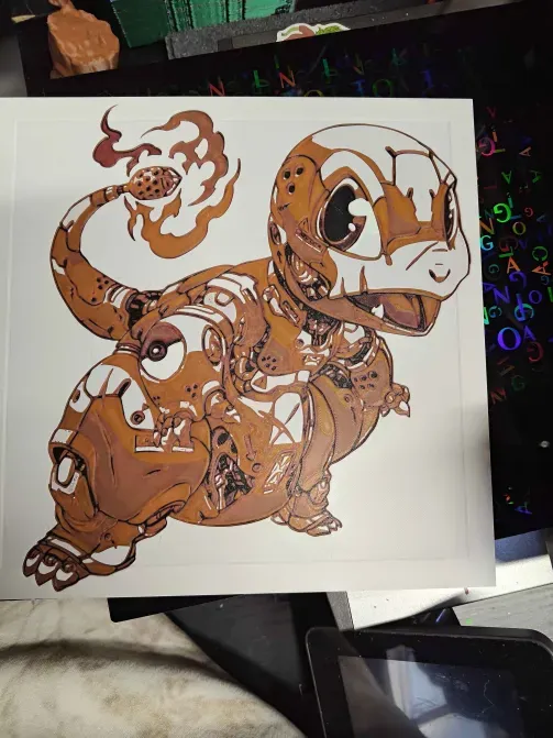 Charmander Robot style by GrumyGramps - MakerWorld