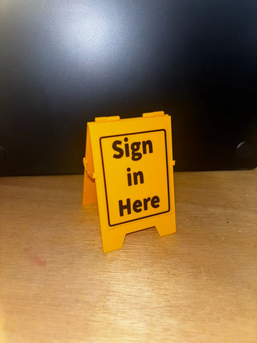 Sign In Here Sign - Free 3D Print Model - MakerWorld