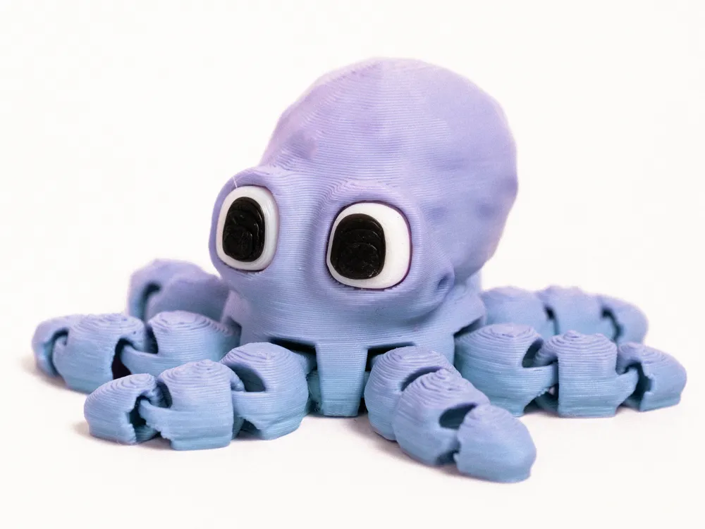 Mini Octopus – Articulated & Keychain - Free 3D Print Model - MakerWorld