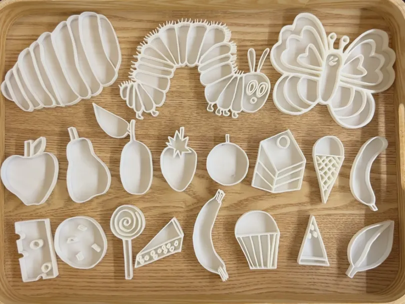sensory play the very hungry caterpillar (food) - Free 3D Print Model ...