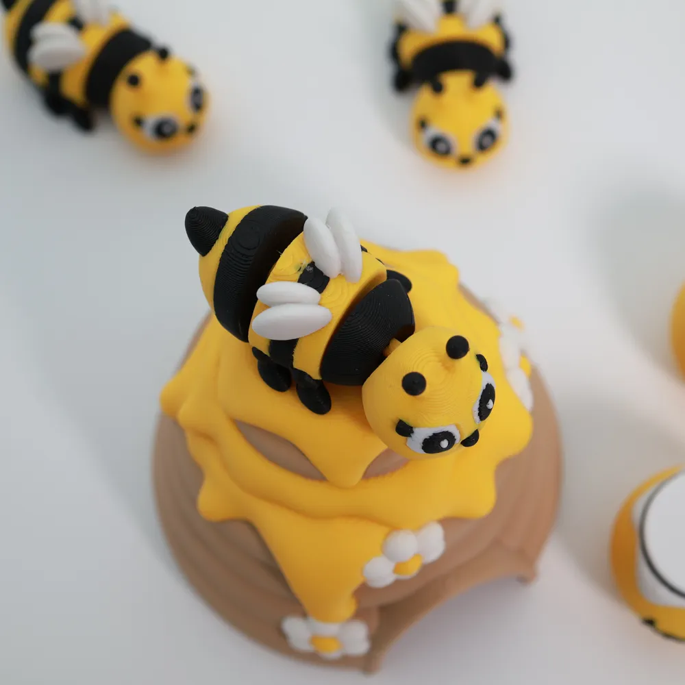 Flexi Little Honey Bee Articulated Animal - Free 3D Print Model ...