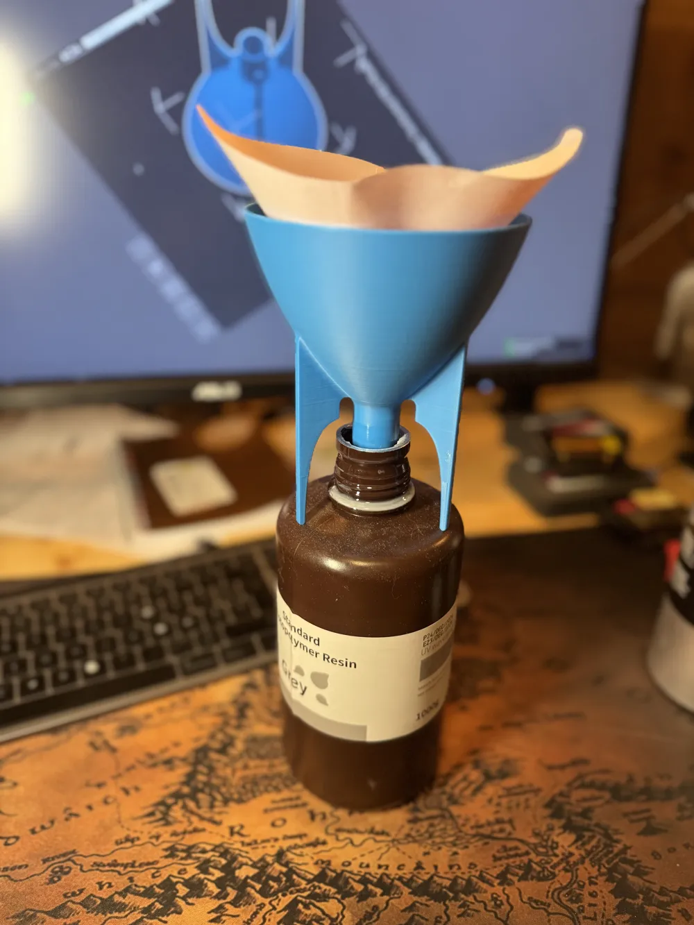 resin funnel (resin funnel) - Free 3D Print Model - MakerWorld