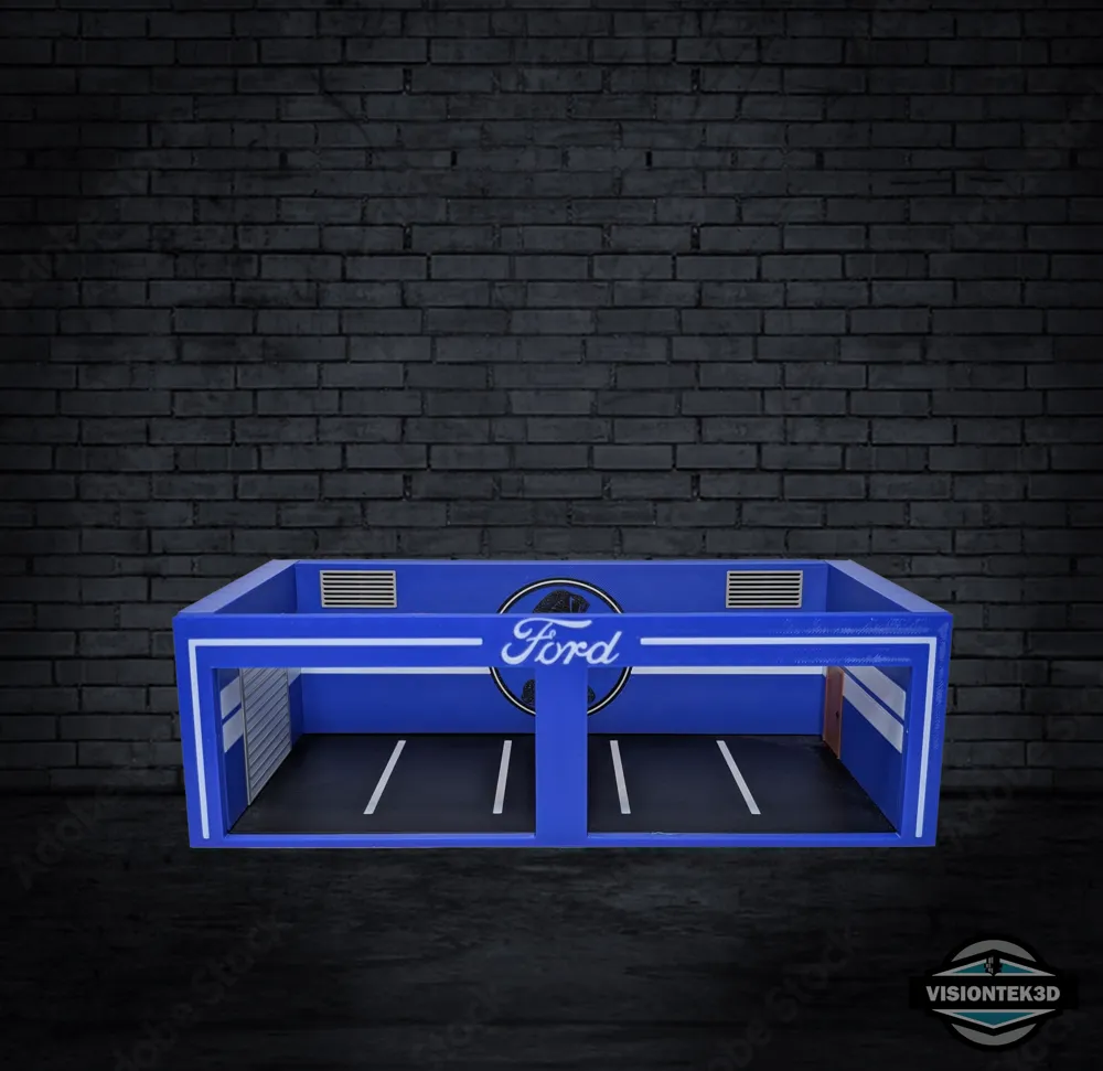 Shelby Garage 1:64 Diorama - Free 3D Print Model - MakerWorld