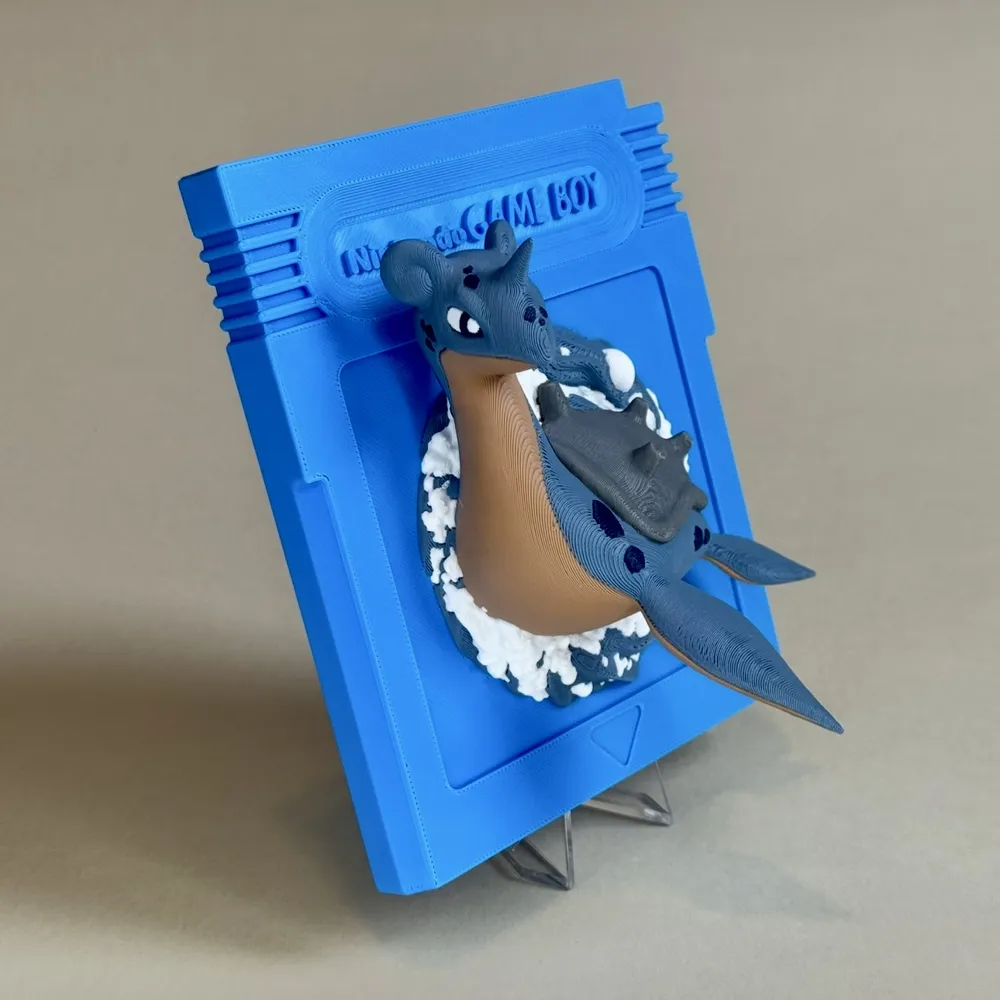Lapras Pokemon Game Boy Cartridge - Free 3D Print Model - MakerWorld
