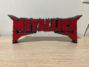 METALLICA LOGO Remixed by Alex Sarmento - MakerWorld
