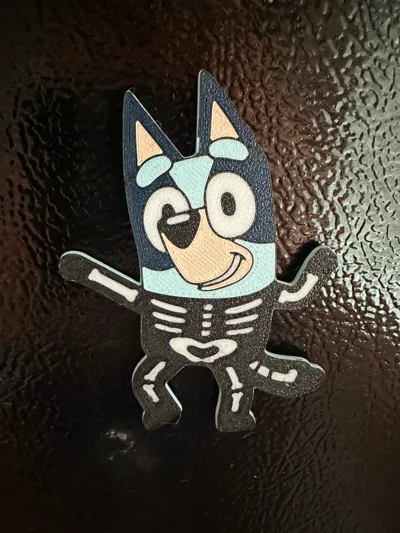 Halloween Bluey Skeleton Costume by BBN GRAFX - MakerWorld