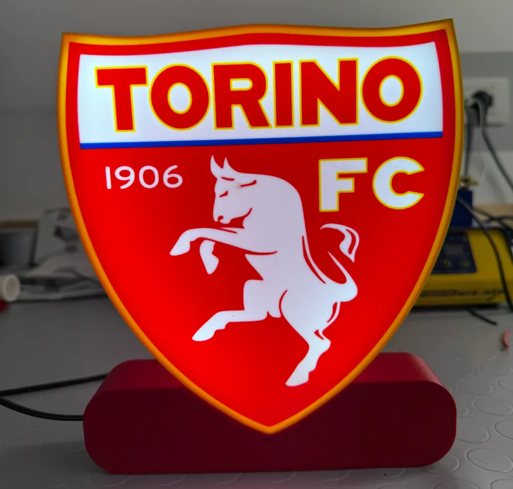 Turin FC Lamp by MG 3D - MakerWorld